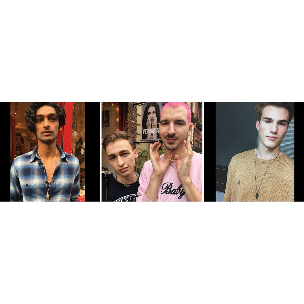 Models Robert Max and Zach Cox, Blogger You've got no male wearing Ver ...