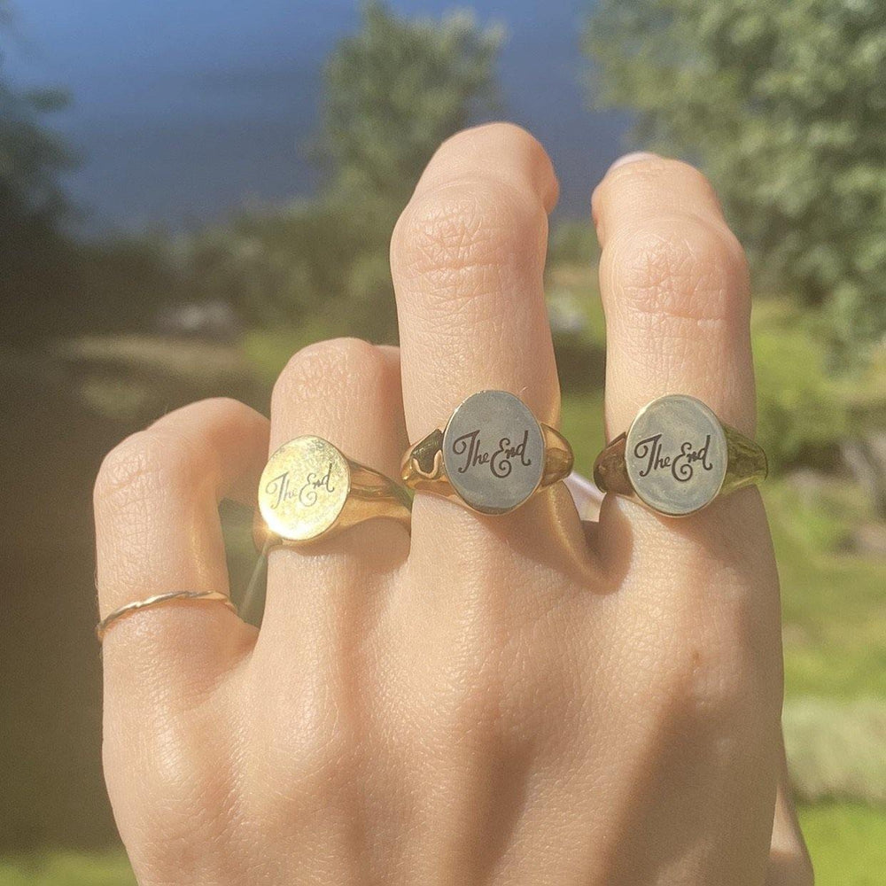 The End Movie Credits Ring GIFT